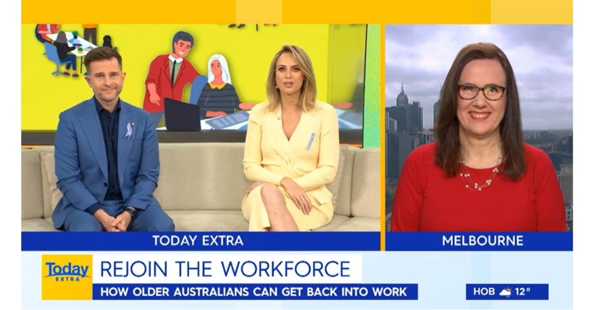Mature Age Workers And Ageism In The Workplace on Channel 9 Today Extra ...