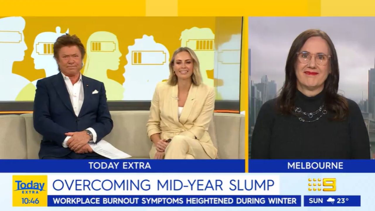 How to Beat Workplace Burnout on Channel 9 Today Extra - Sue Ellson